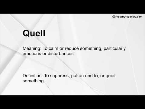 Quell Meaning