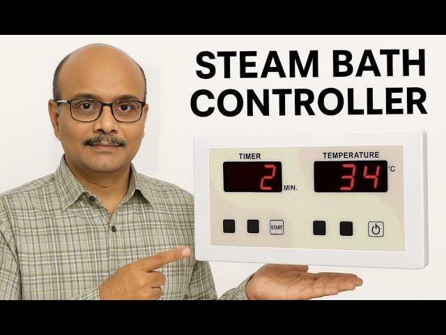 Steam Room Control System - HMI Based Foot Massage Controller(Touch ...