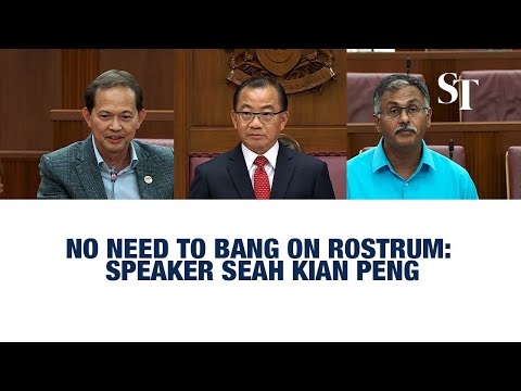 Speaker Seah Kian Peng steps into Leong Mun Wai-Murali exchange