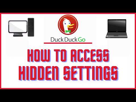 How To Access Hidden Settings On The DuckDuckGo Web Browsers | PC Tutorial