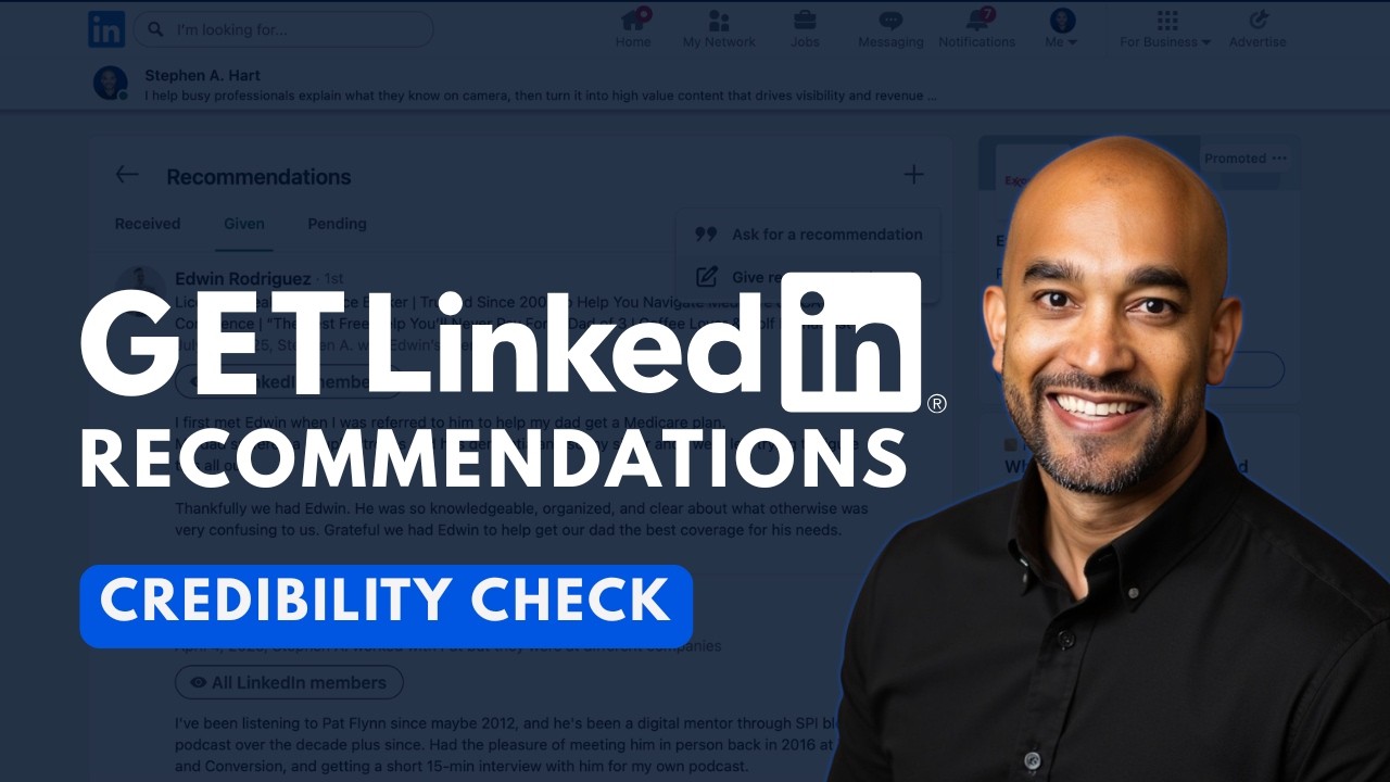 Your LinkedIn Profile Isn’t “Credible” Until You Have These Recommendations