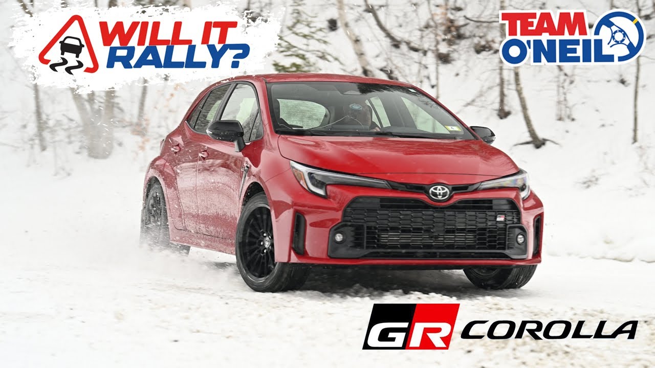 Video: 2023 Toyota GR Corolla Goes Rallying in the Snow – Or Does It ...