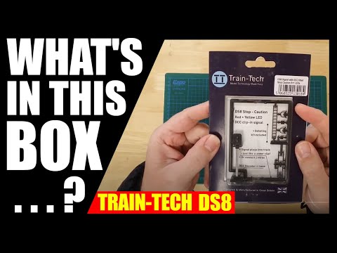 460 - Train-Tech DS8 Working Red/Yellow Light Signal for DCC - OO Gauge