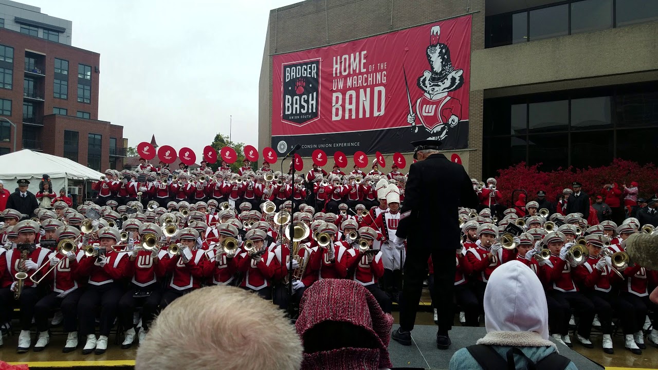 The U of WI Badger Bash w/ Marching Band Fight Song