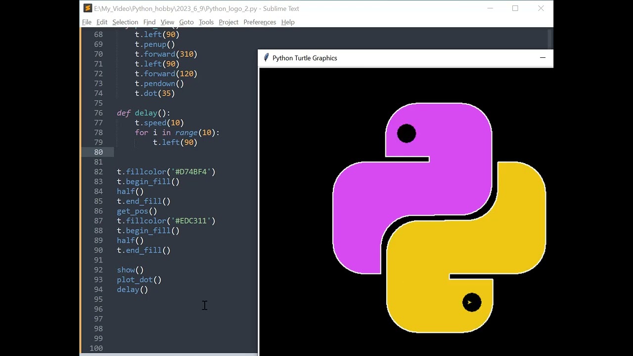 Create Python LOGO with Python