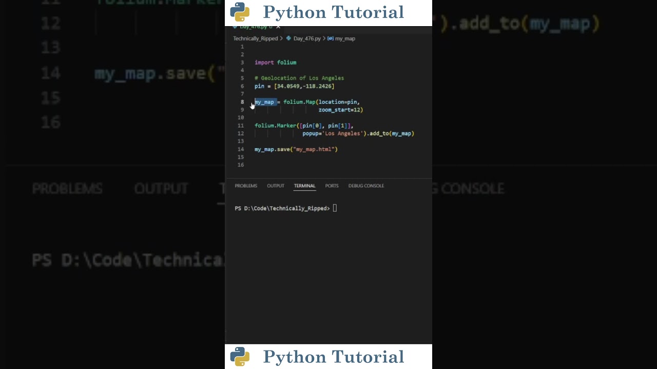 Creating Maps With Python | Python Tutorial