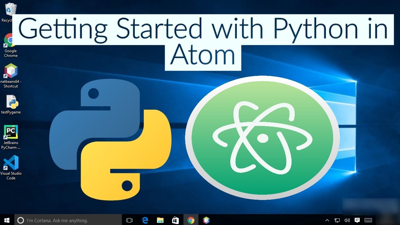 Getting Started with Python in Atom | Python with Atom editor
