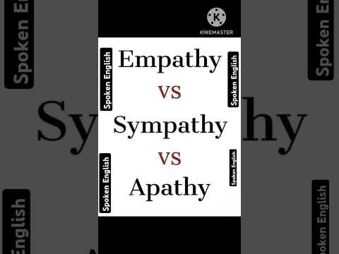 Empathy vs symphony vs apathy #yt #english #fluent #wordmeaning #vocabulary #englishspeaking #shorts