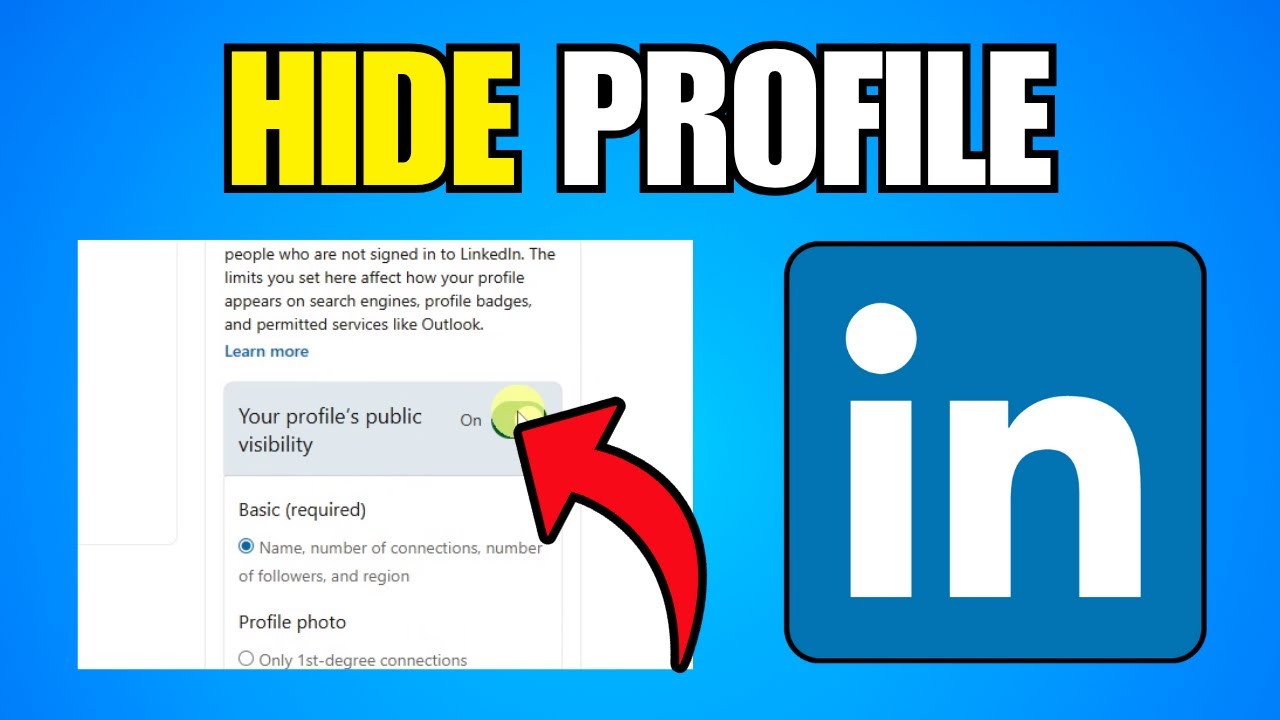 How To Hide Profile on LinkedIn - New Method