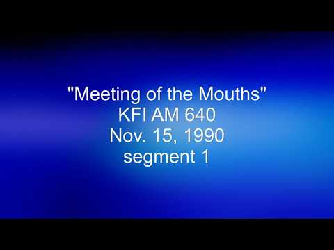 "Meeting of the Mouths" talk show KFI 640 Radio