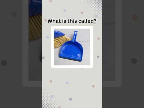Can you name these home cleaning items? #learnenglish #vocabulary