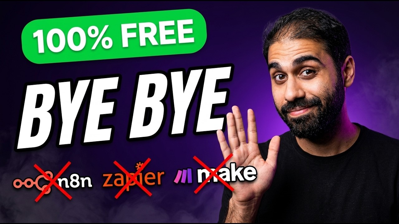 I Replaced n8n, Zapier and Make With One Free Tool