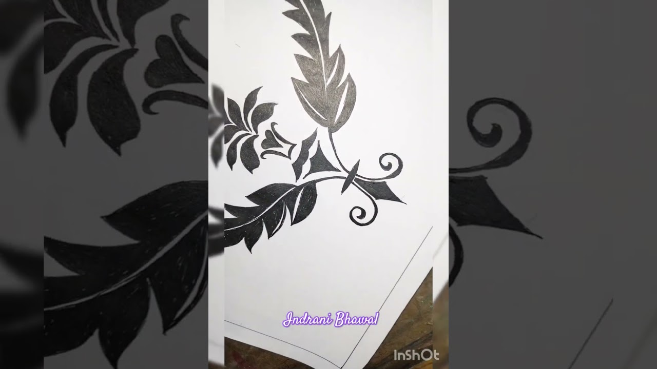 Easy Ornamental Design| Vector Design#vector#ornamental#design #easydrawing#easy#black#viral#drawing