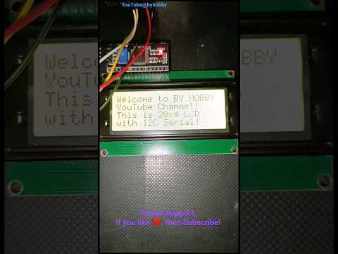 Soldering LCD Display & Using with I2C Serial Adapter #electronics
