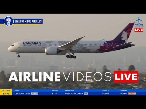 🔴LIVE LAX PLANE SPOTTING: Watch Arrivals and Departures