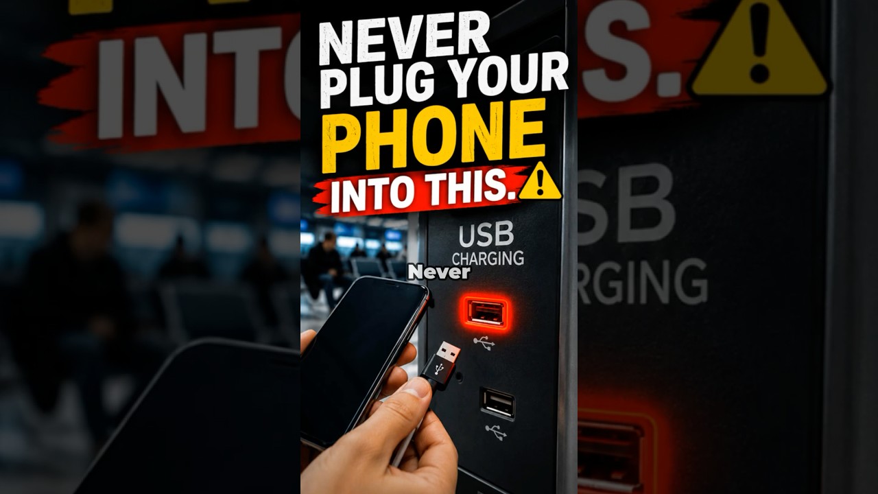 Never Plug Your Phone Into THIS ⚠️ #tech #privacyfirst #privacy