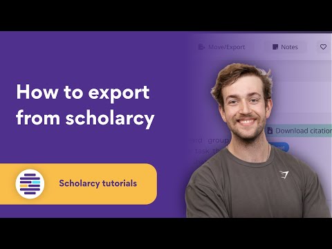 How to make academic literature fit into your workflow! Exporting from Scholarcy made simple!