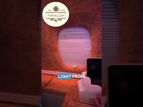 Emirates A380 Window Shades In Business Class | Emirates Airline #travel #luxurytravel #A380