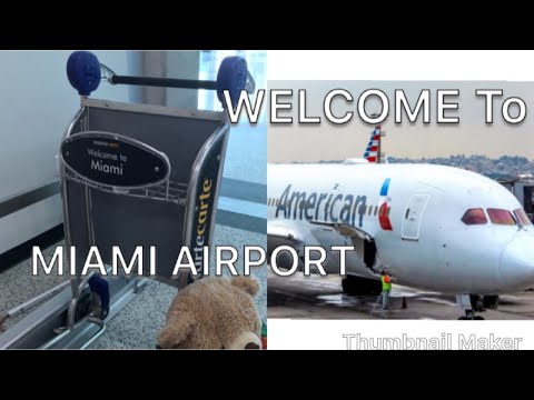 MIAMI AIRPORT/flying with American Airline