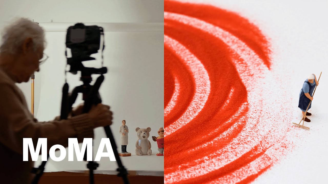 The artist who makes miniature figures attempt the impossible