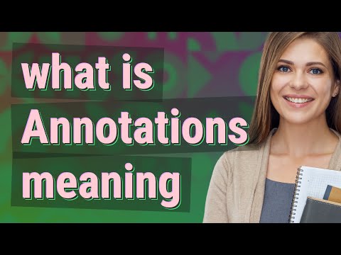 Annotations | meaning of Annotations