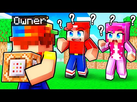 Trolling My Friends By Logging into the OWNER’S ACCOUNT! (Minecraft)