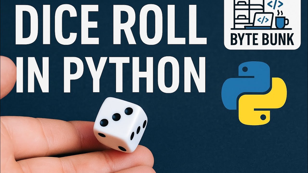 Dice Rolling Simulator in Python  | Python Project for Beginners | Easy Python Mini Project | PY Tut