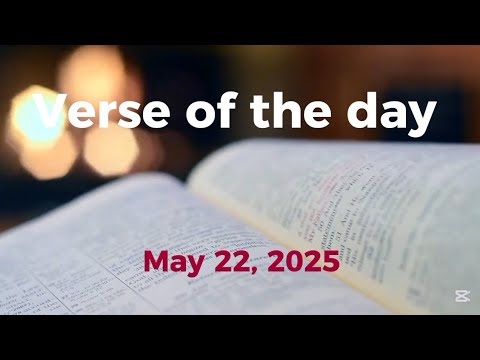 Verse of the day - May 22, 2025 | Mark 4:37–40