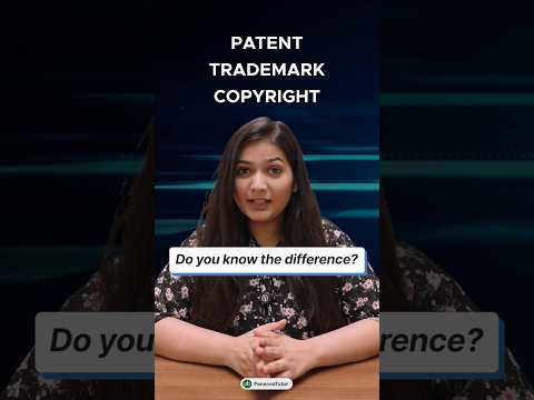 PATENT vs TRADEMARK vs COPYRIGHT | #shorts #ytshorts