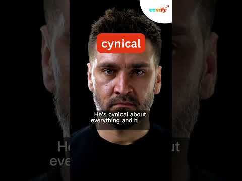 What is the meaning of Cynical? #awordaday #edutok #shorts #cringe #learnenglishonline