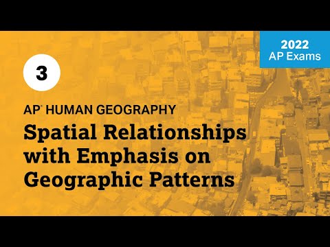 2022 Live Review 3 | AP Human Geography | Spatial Relationships with Emphasis on Geographic Patterns