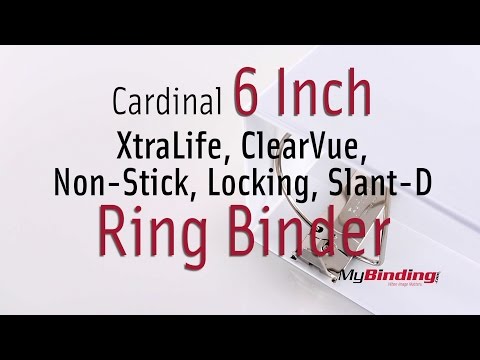 Cardinal 6 Inch Binder - For Serious Organizing and Storage