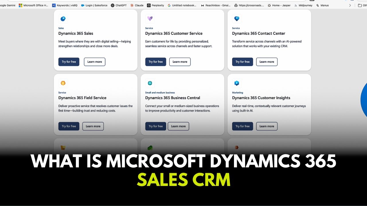 What is Microsoft Dynamics 365 Sales CRM