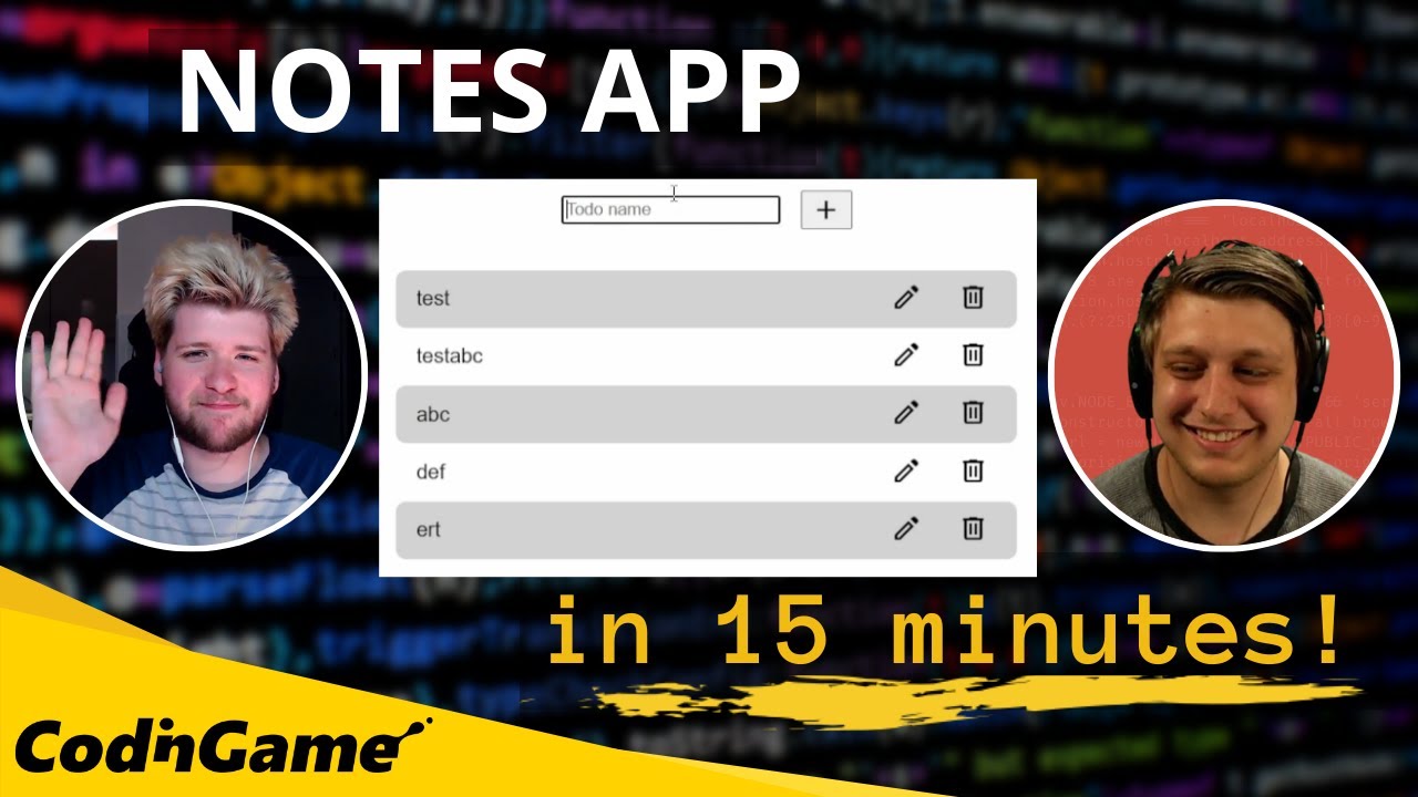 Coding Interview Practice - Notes App in React
