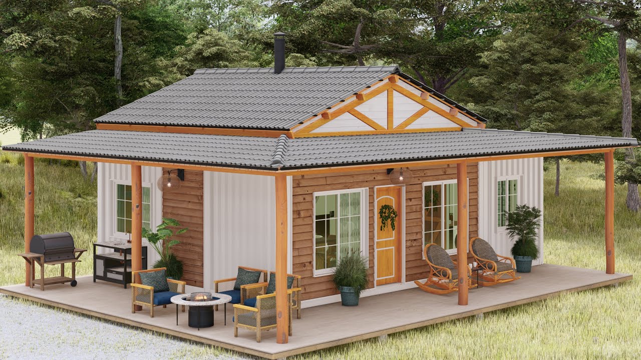 3 20ft Shipping Container House - Tiny house tour Airbnb!