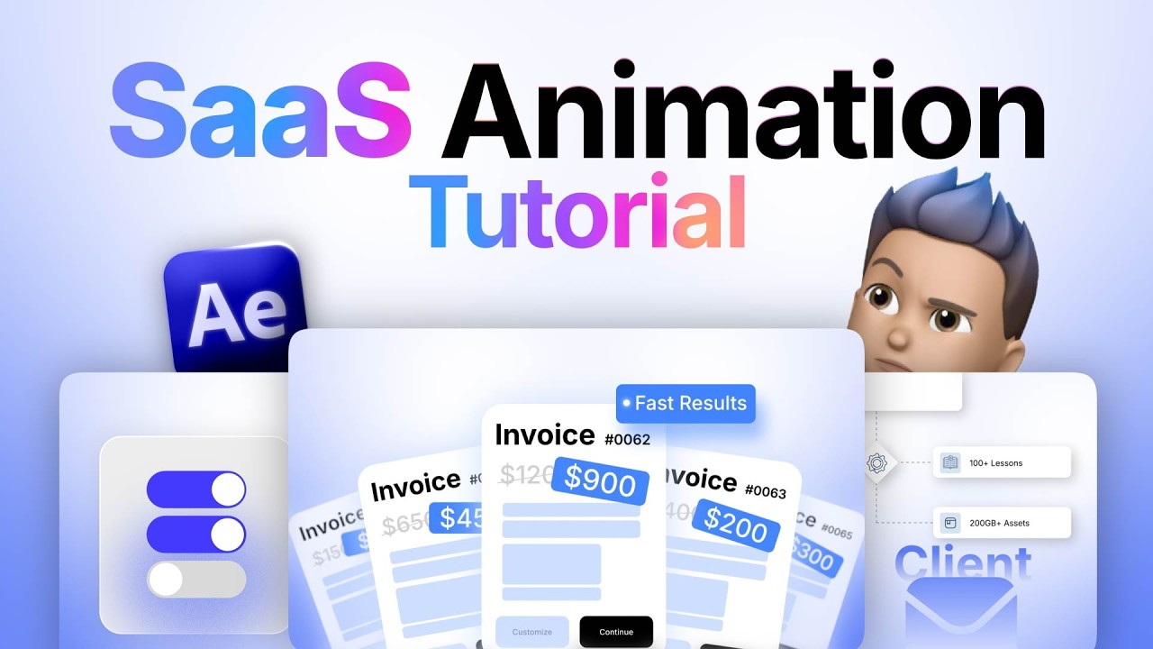 How to Edit Viral Clean SaaS Animations in After Effects! (NEW Style For 2026)