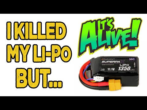 How to "FIX" an over-discharged Li-Po - EASY FIX!