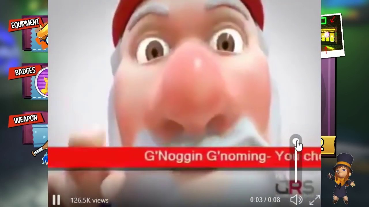 Vinny Reacts To The Cursed 𝐆nome - Vinny [Vinesauce] - A Hat In Time {Highlight}