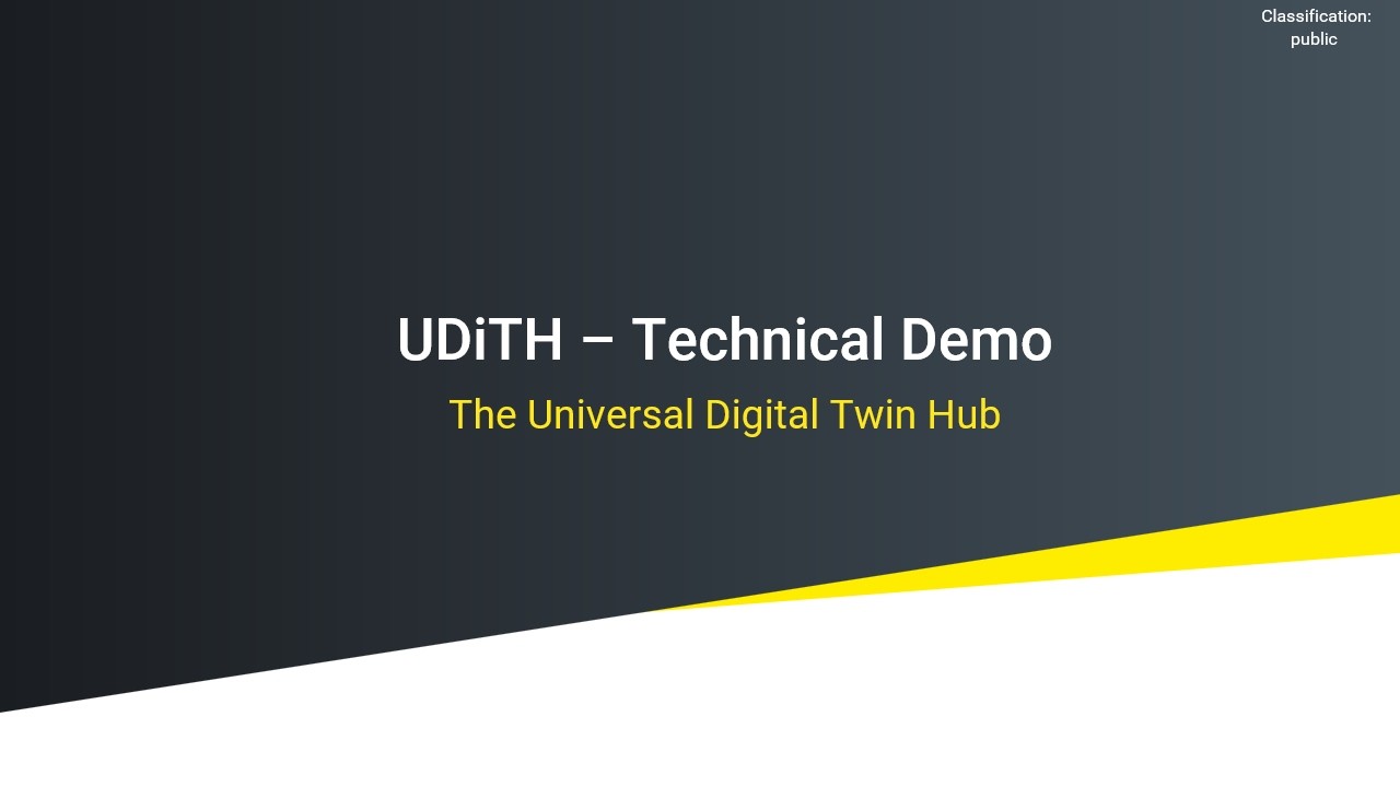 UDiTH - A Full Technical Demo