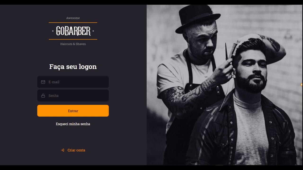 App GoBarber - Made with Typescript | ReactJS | React Native | Styled-Components.
