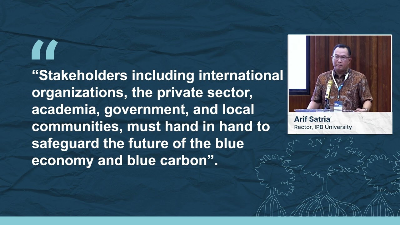 Blue carbon dialogue: from science-based policy to implementation
