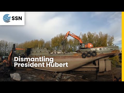 Time lapse of the dismantling of President Hubert — SSN