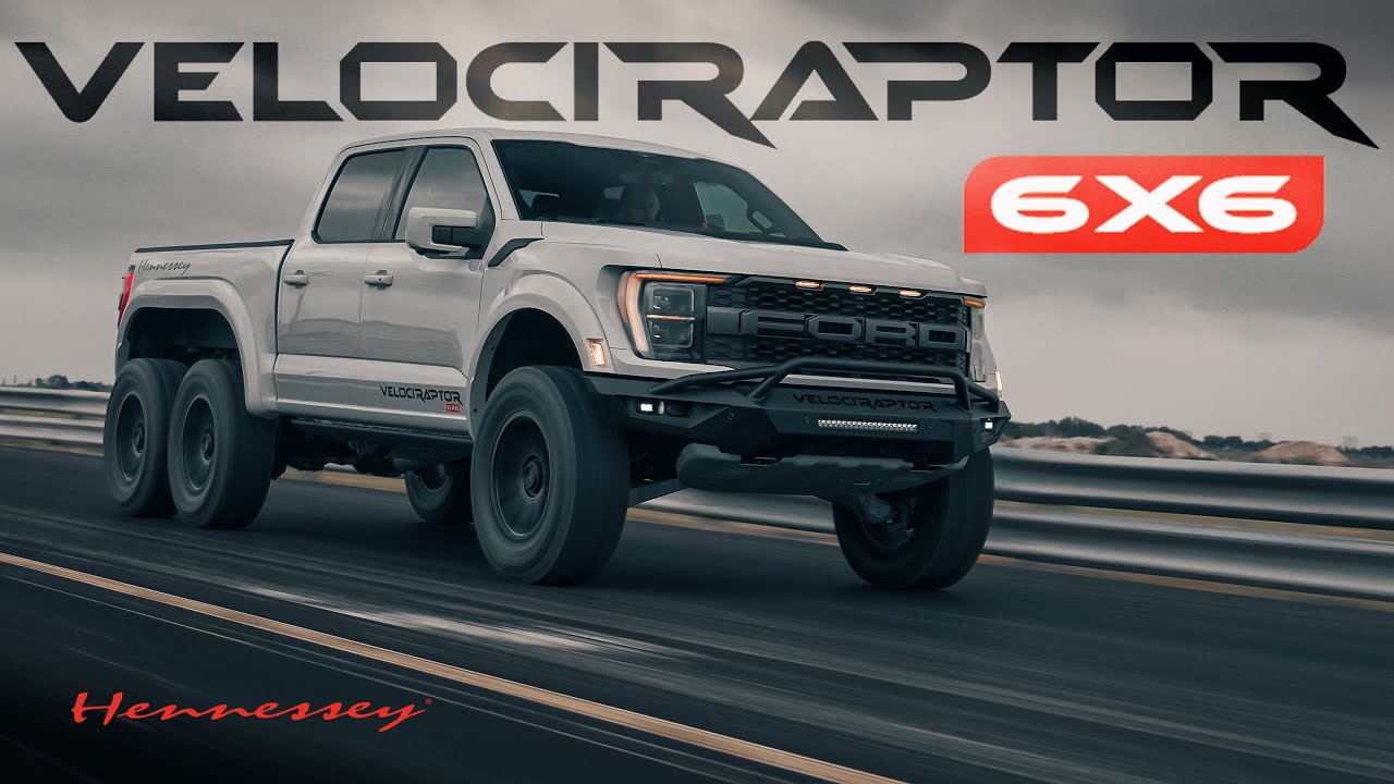 Hennessey VelociRaptor 6x6 Is the Biggest and Baddest Ford F-150 Raptor ...