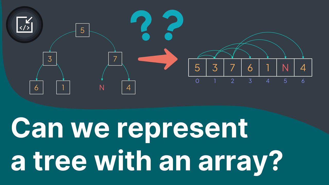 Can we represent a tree with an array? - Inside code