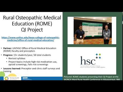 Leveraging Partnerships to Develop Interprofessional Geriatrics Training