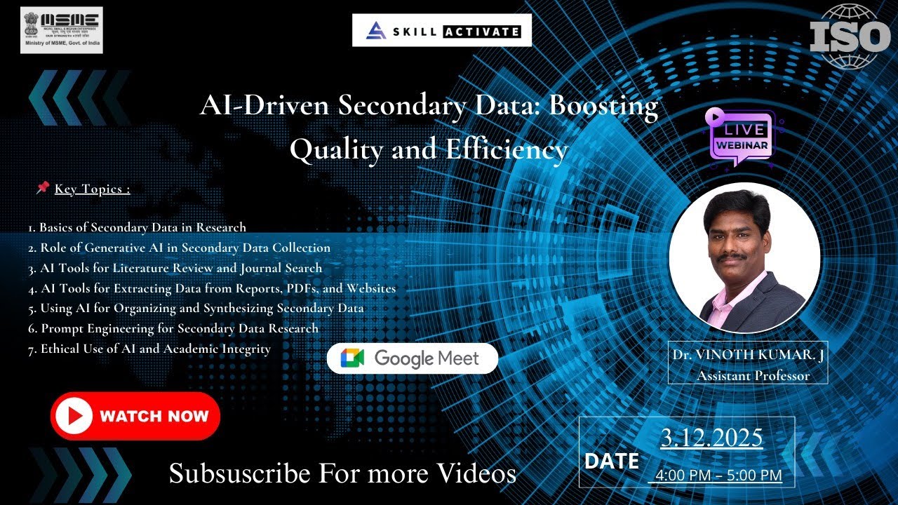 AI-Driven Secondary Data: Boosting Quality and Efficiency
