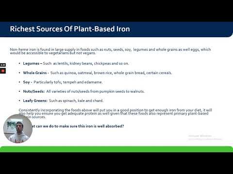 Avoid Iron Deficiency with iron-rich foods for vegetarians