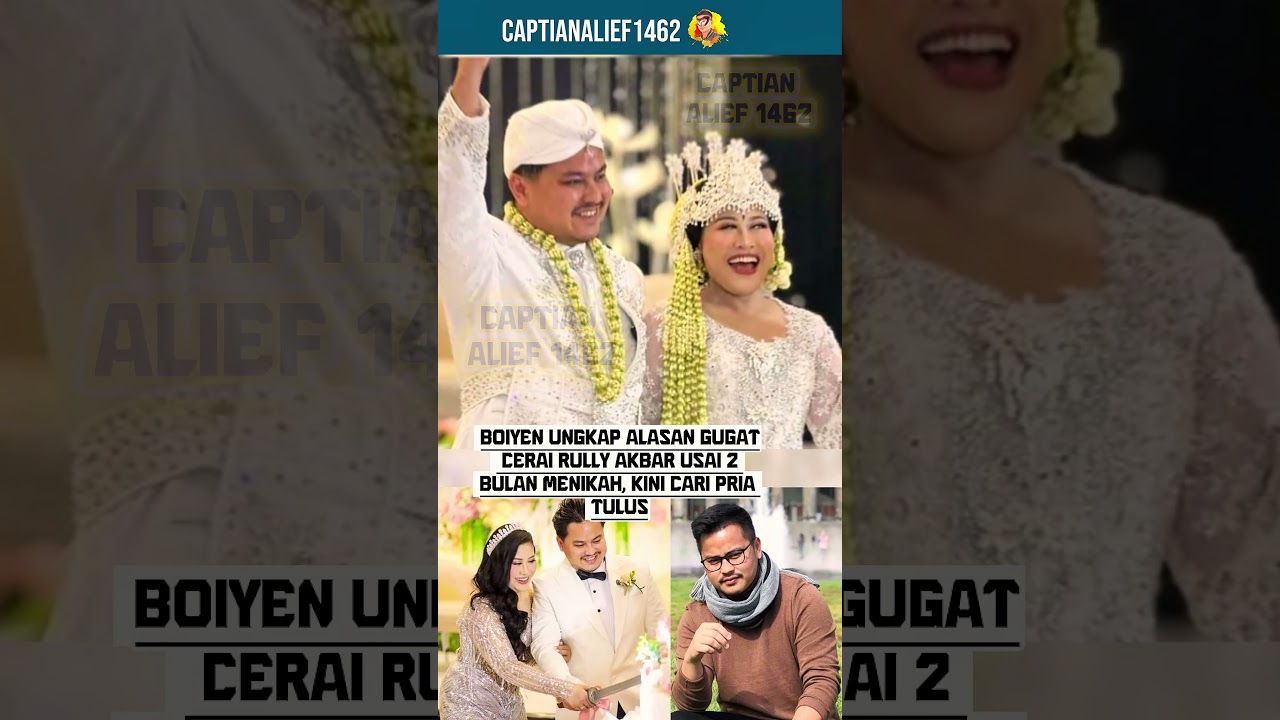 Boiyen Ungkap Alasan Gugat Cerai Rully Akbar Usai 2 Bulan Menikah, Kini Cari Pria Tulus