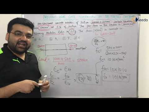 Previous year GATE numericals on Prestressed Concrete Design - Concrete Structures - GATE Video ...
