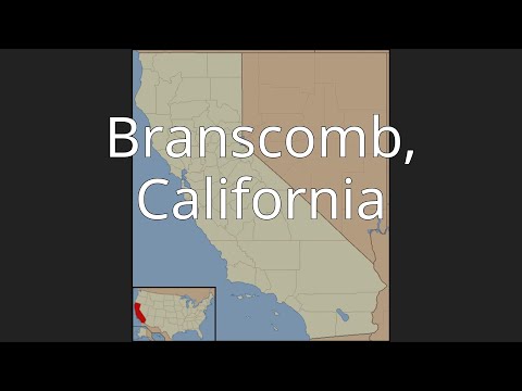 Branscomb, California